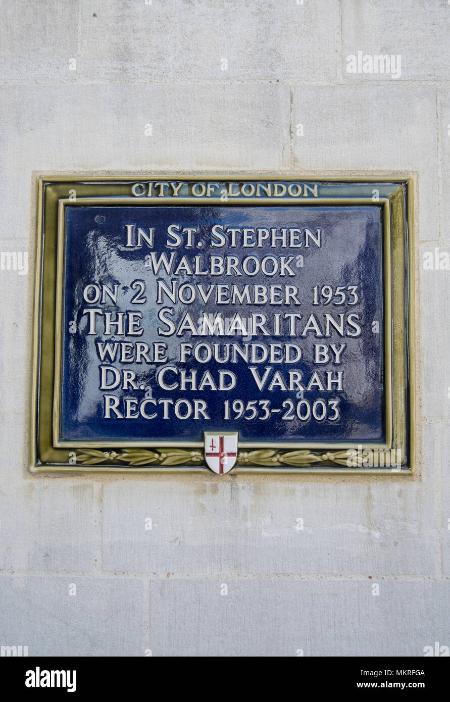 Corporation of the city of london blue plaques hi-res stock photography ...