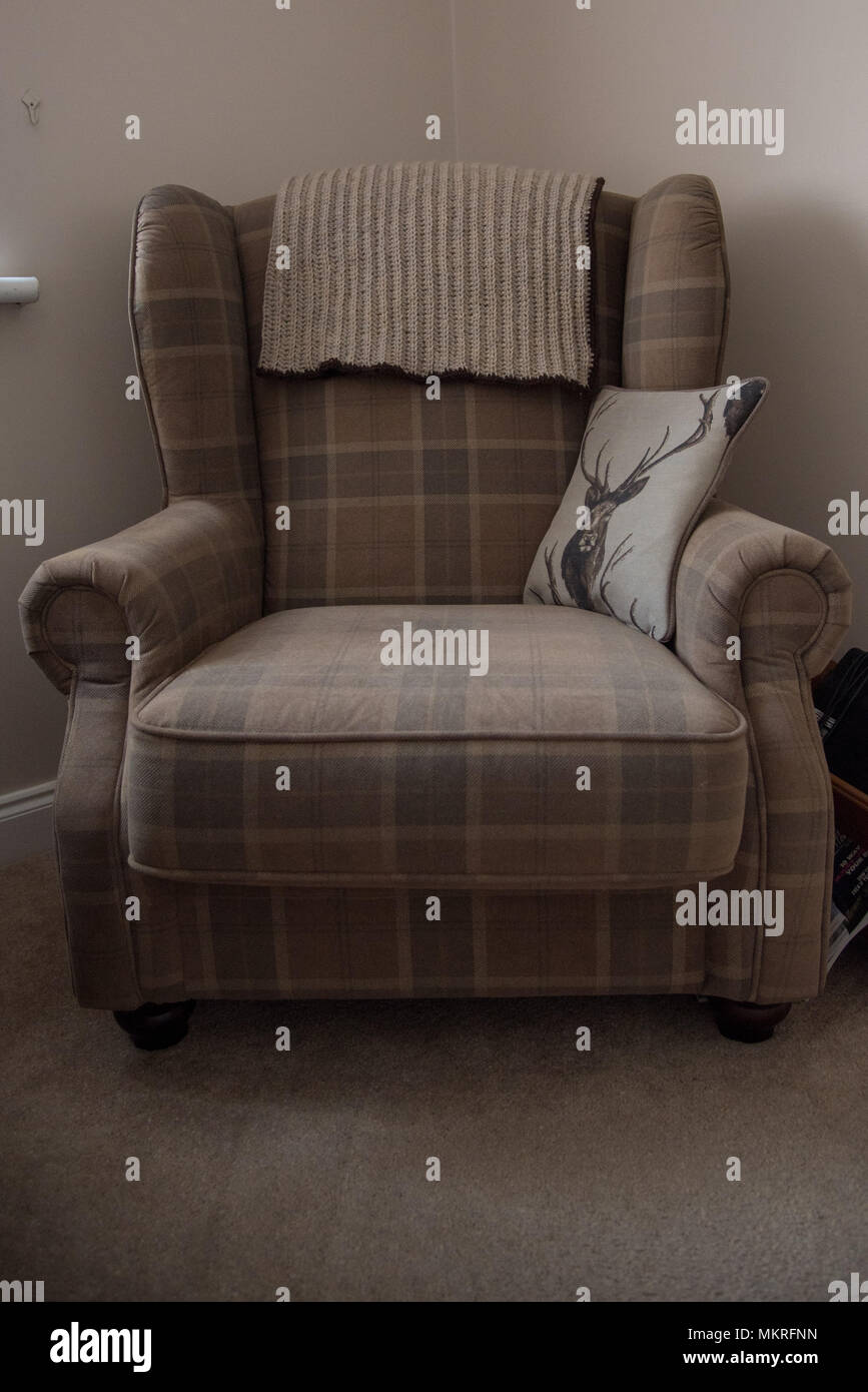 High back chair hi-res stock photography and images - Alamy