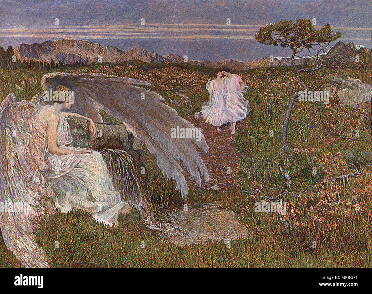 Angels watching art hi-res stock photography and images - Alamy