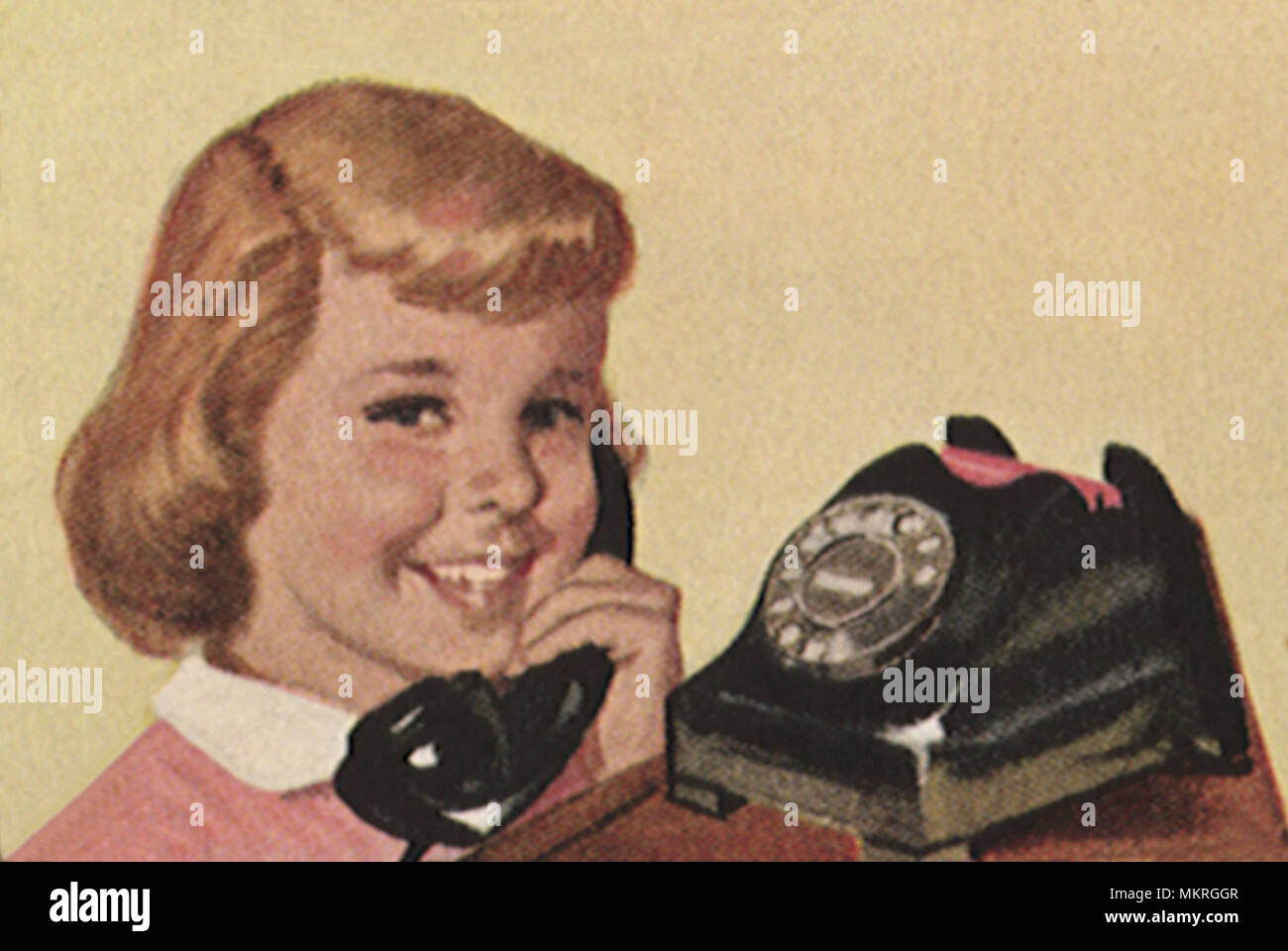 Girl on phone Stock Photo - Alamy