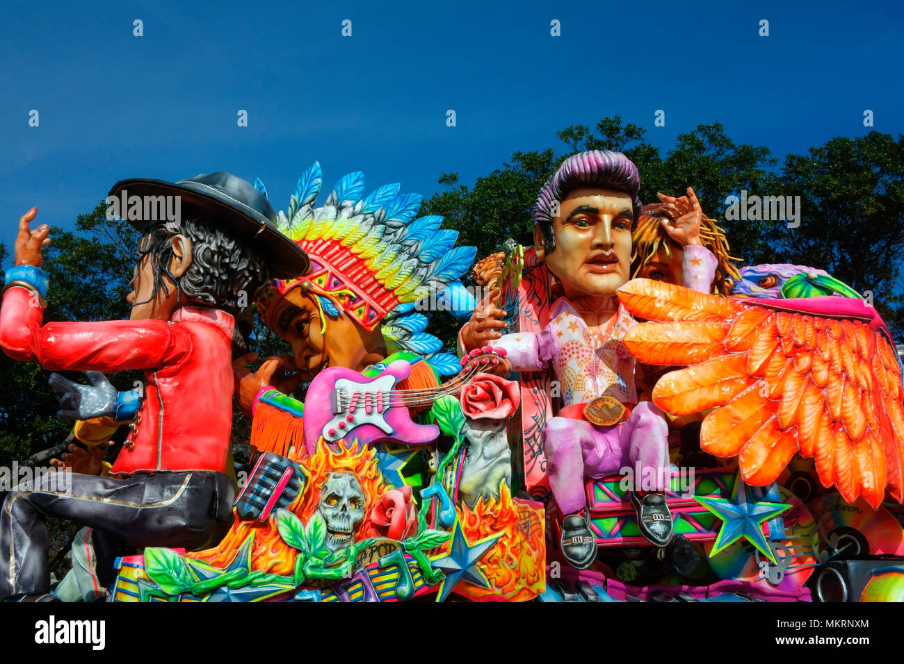 Carnival float, Carnival in Valletta, February 2018, Malta, Europe ...