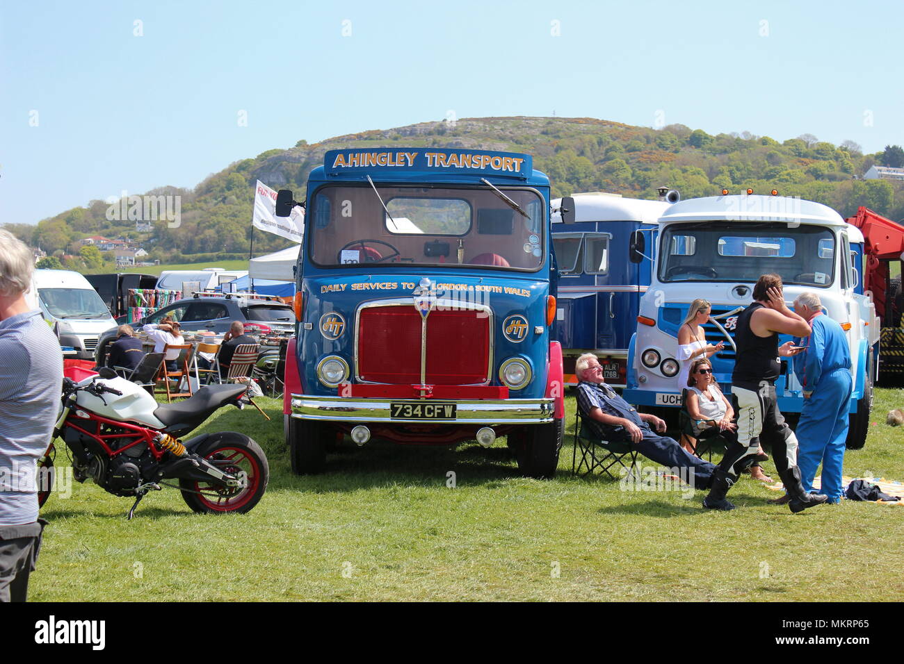 Llandudno Transport Festival, Llandudno Wales Stock Photo - Alamy