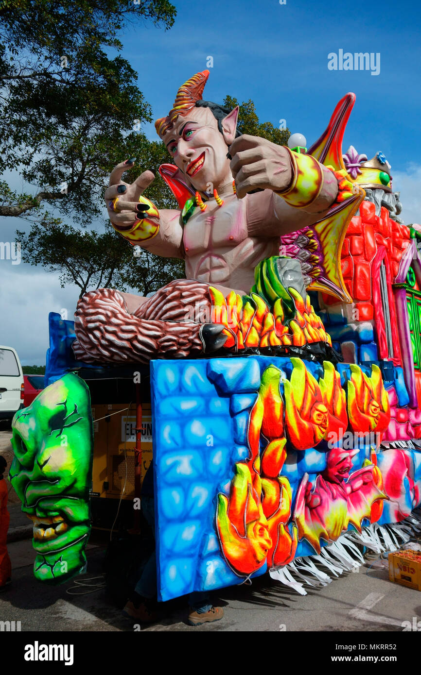 Carnival float, Carnival in Valletta, February 2018, Malta, Europe ...