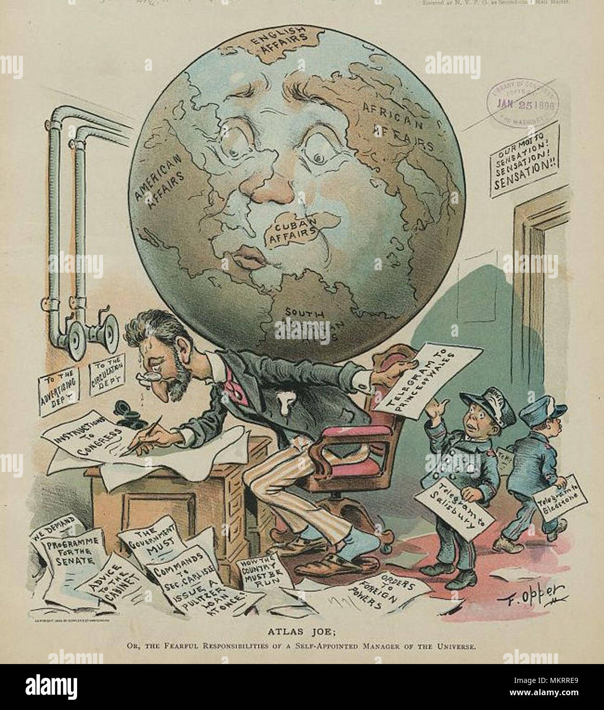 Political Satire Cartoon High Resolution Stock Photography and Images ...