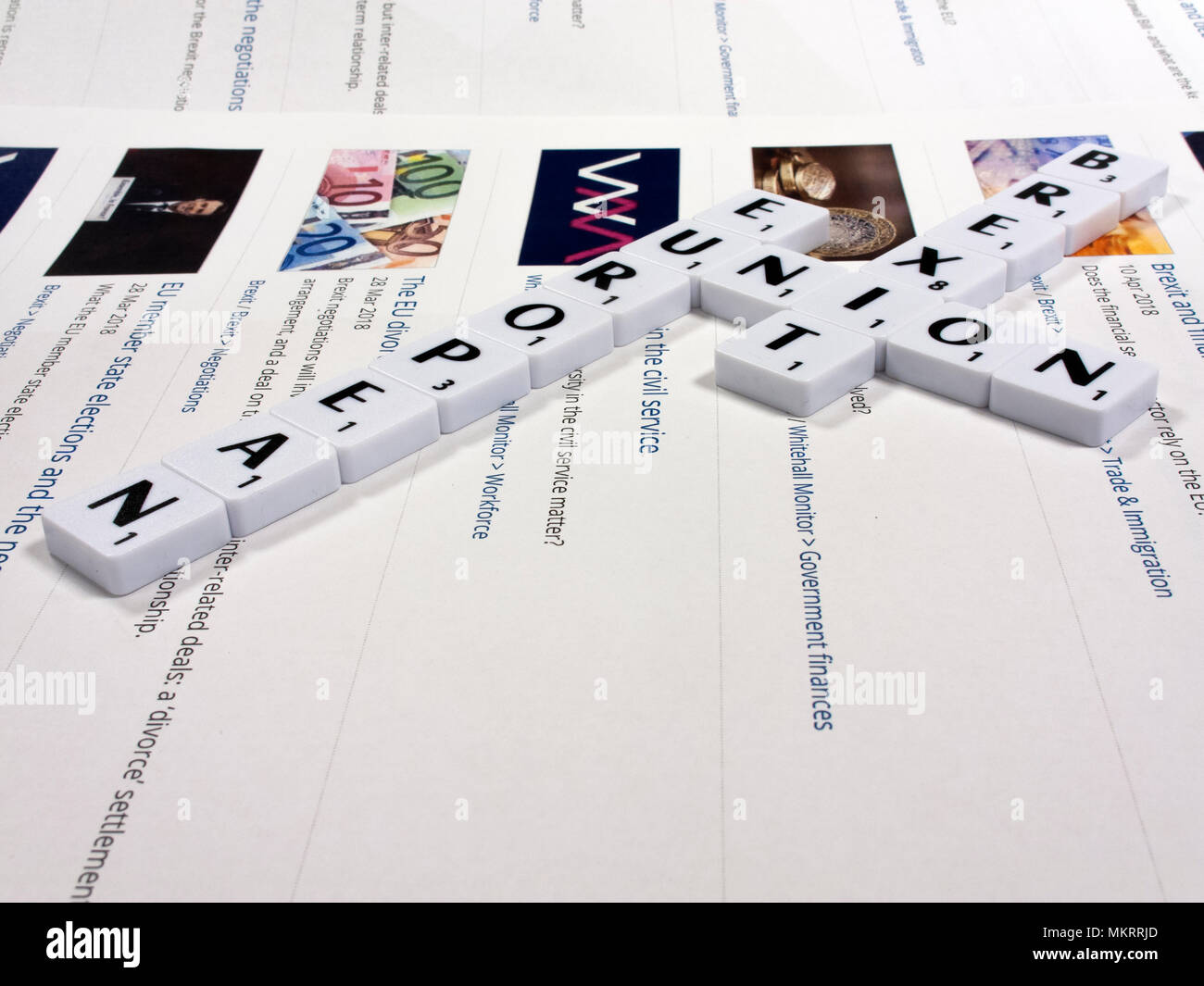 representing Brexit, the United Kingdom exit from the European Union ...