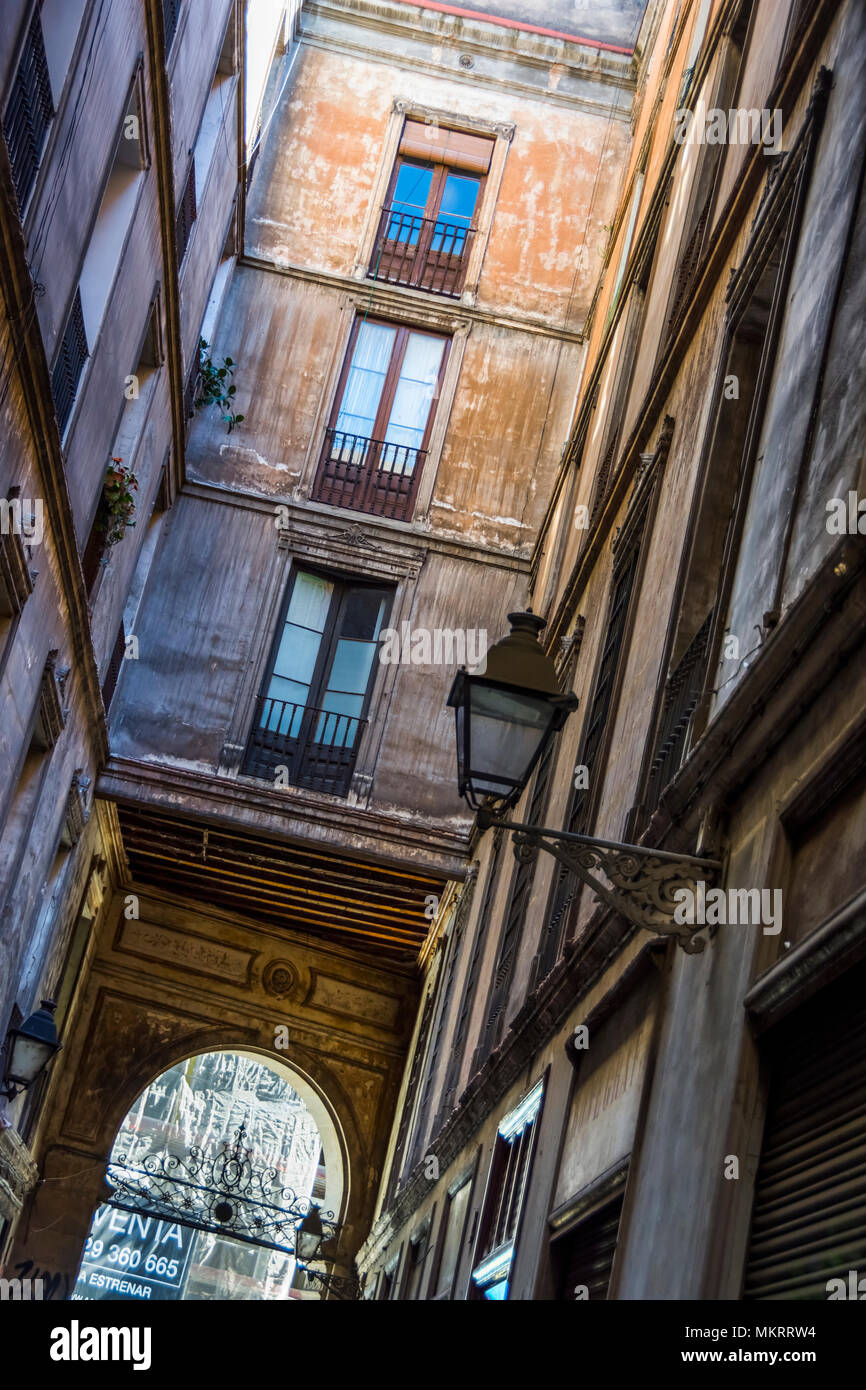Interior street buildings Stock Photo - Alamy