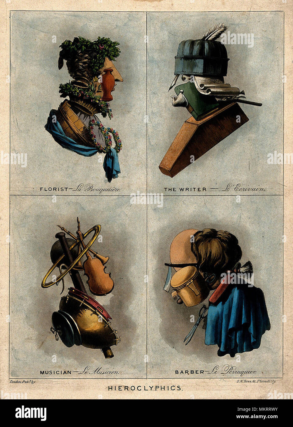 vintage anthropomorphic countries of the world illustration Stock Photo ...