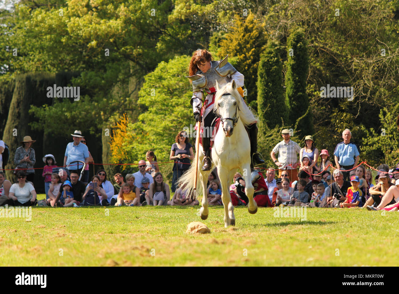 Berkeley, England - May 6, 2018: Medieval Jousting Show in Berkeley ...