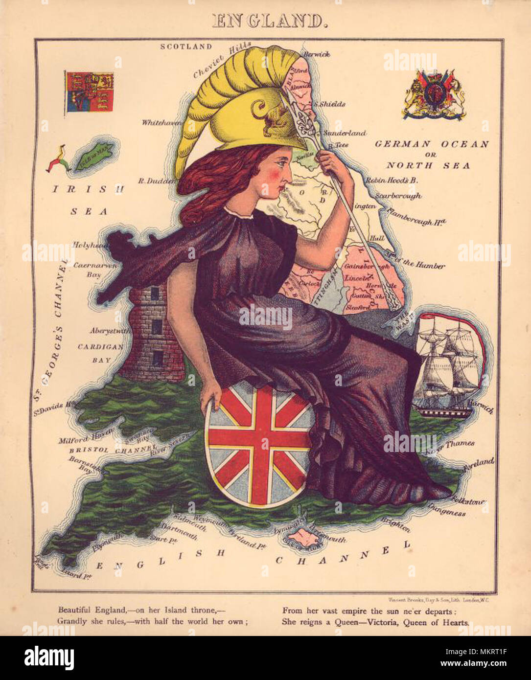 vintage anthropomorphic countries of the world illustration Stock Photo ...