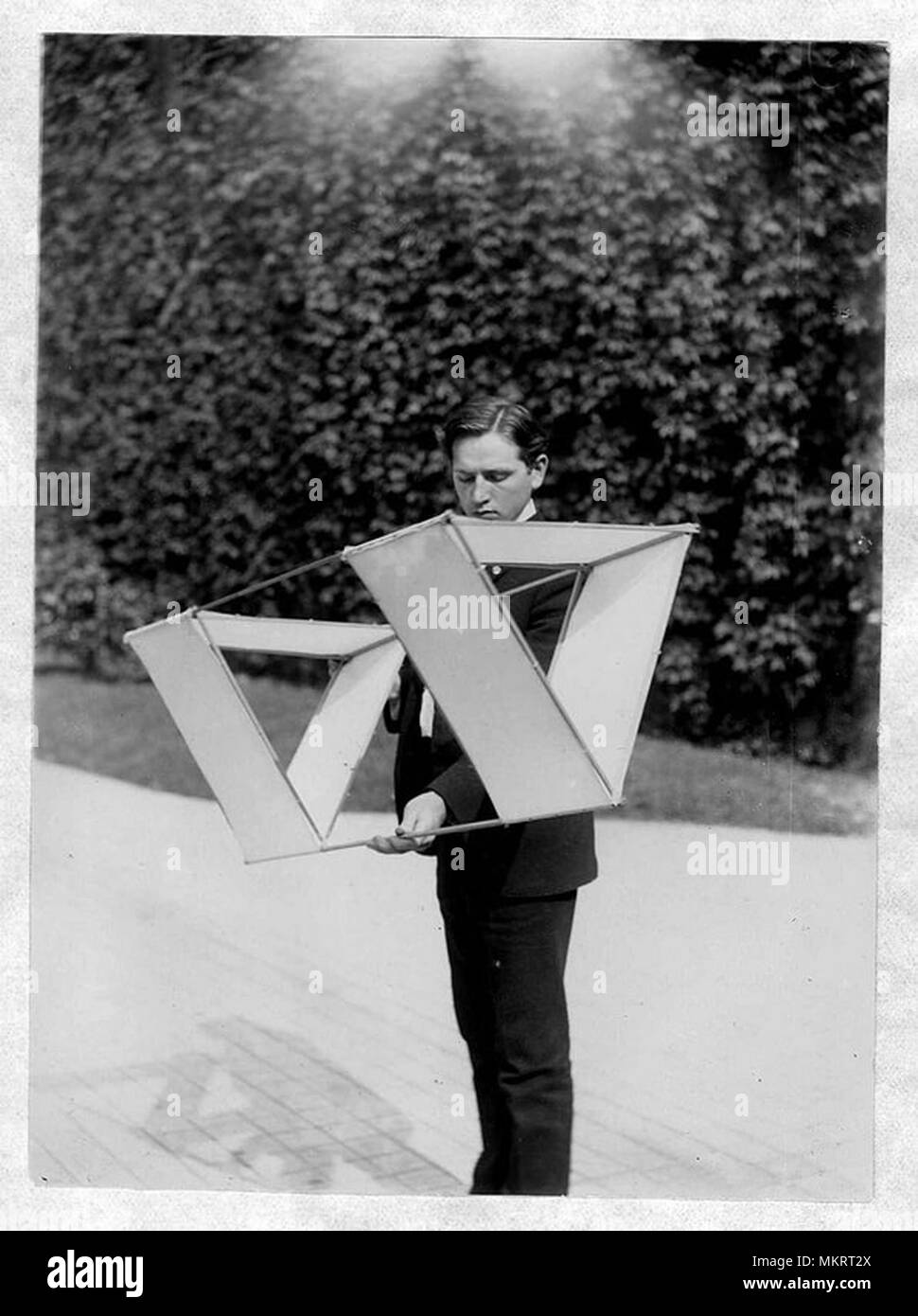 thomas edisons flying machines test Stock Photo - Alamy