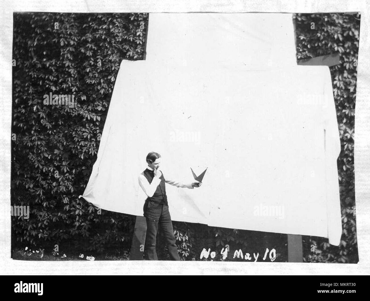 thomas edisons flying machines test Stock Photo - Alamy