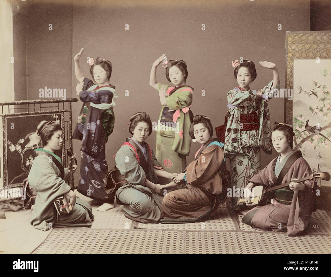 vintage japanese natives photograph Stock Photo - Alamy