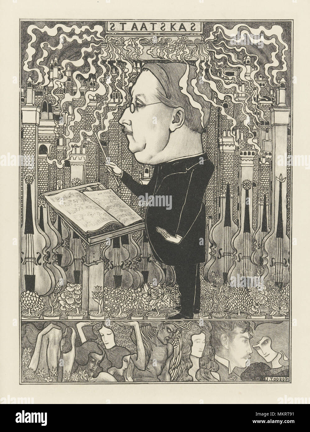 big headed scientist Stock Photo - Alamy