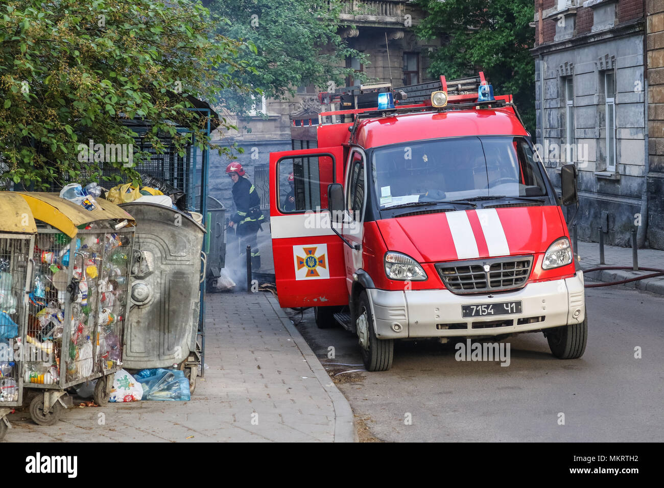 Ukrainian firefighters hi-res stock photography and images - Alamy