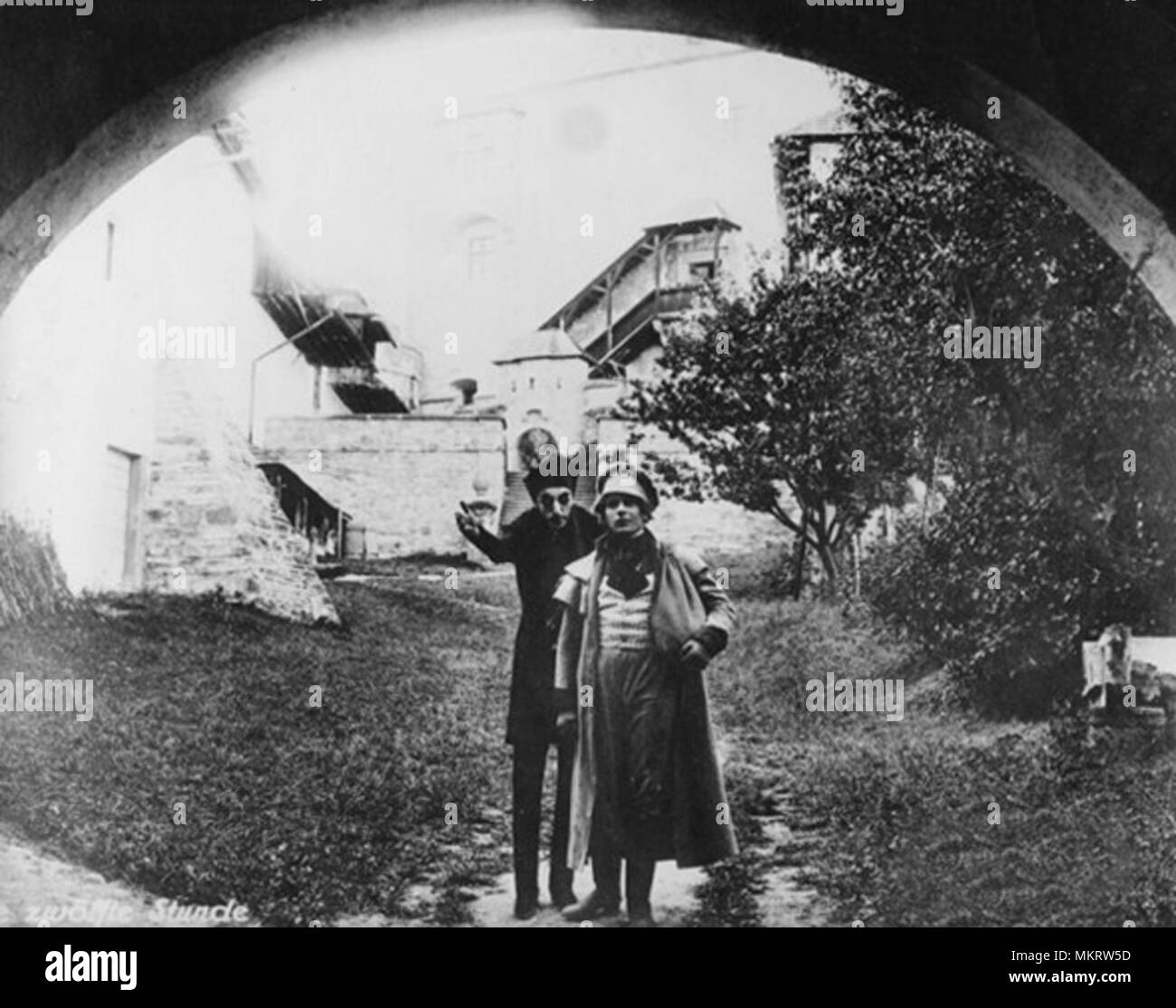 screenshot from a classic silent horror movie from the german ...