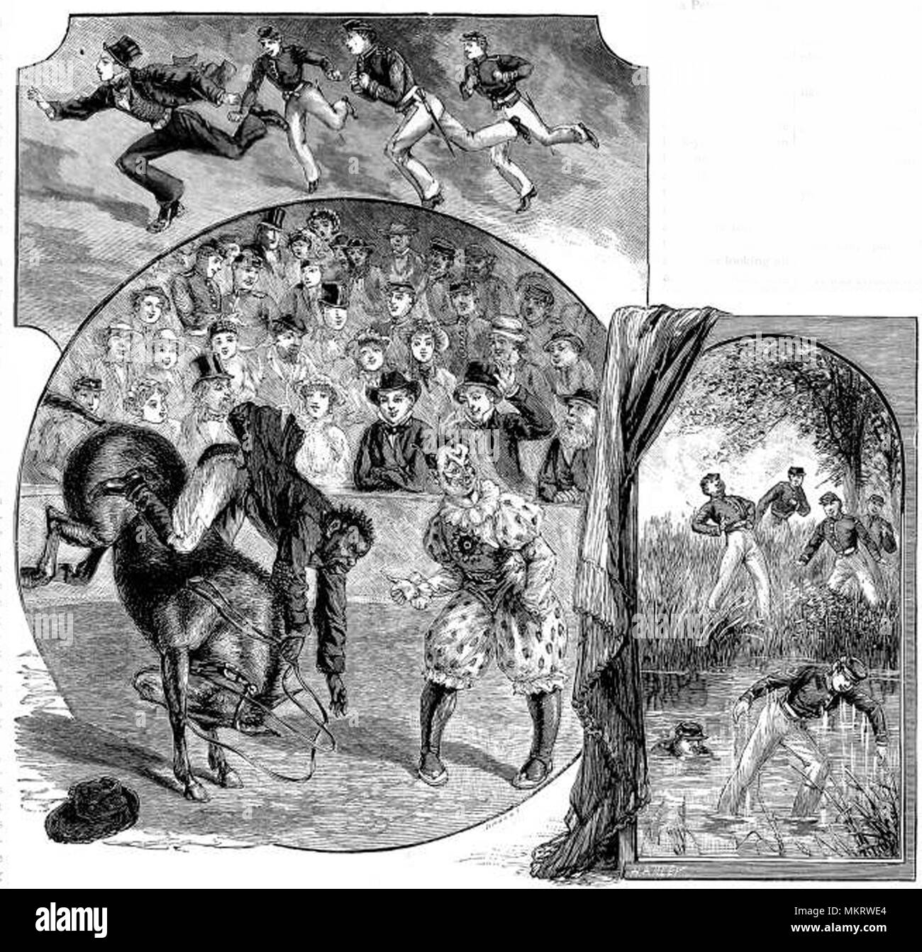 classic archival illustration from a antique american pulp magazine ...