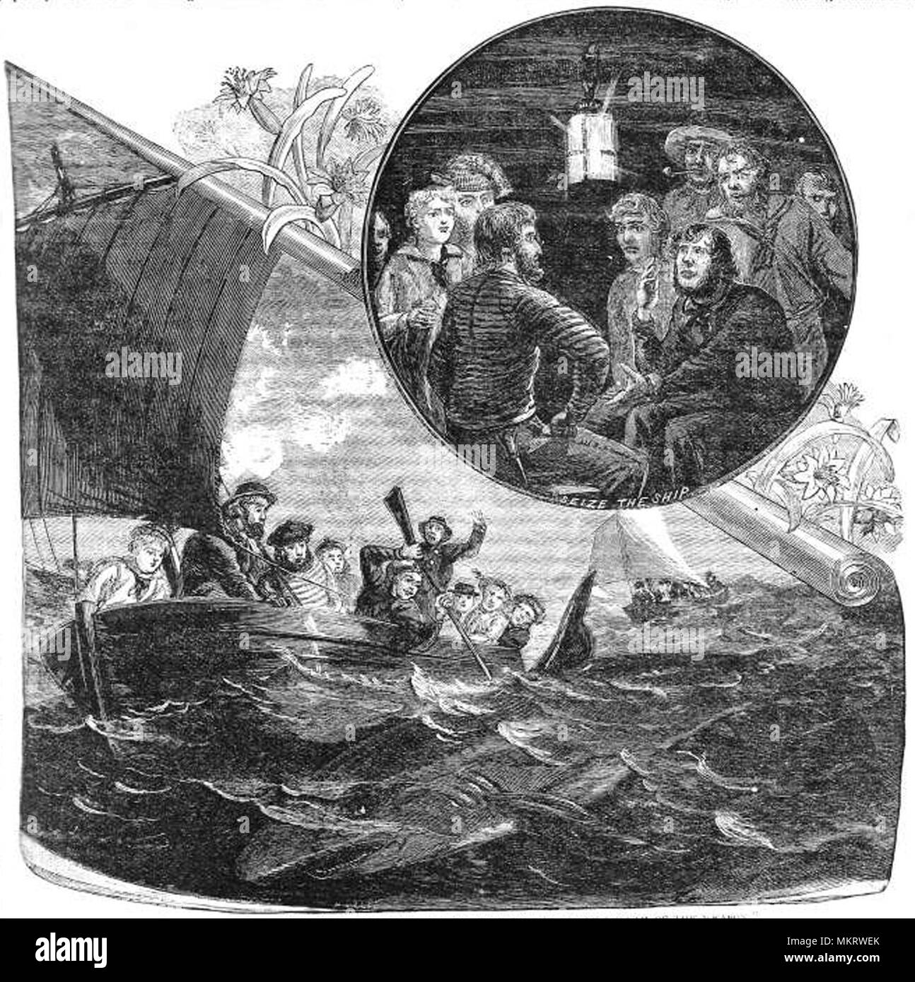 classic archival illustration from a antique american pulp magazine ...