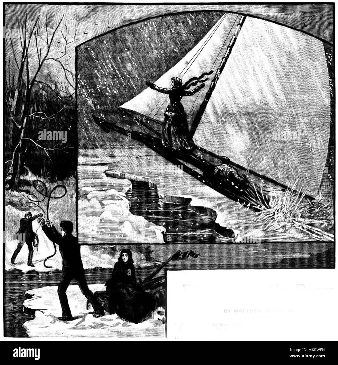 classic archival illustration from a antique american pulp magazine ...