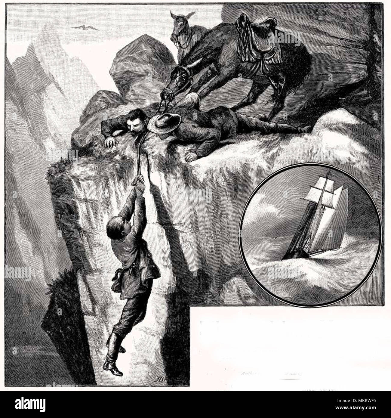 classic archival illustration from a antique american pulp magazine ...