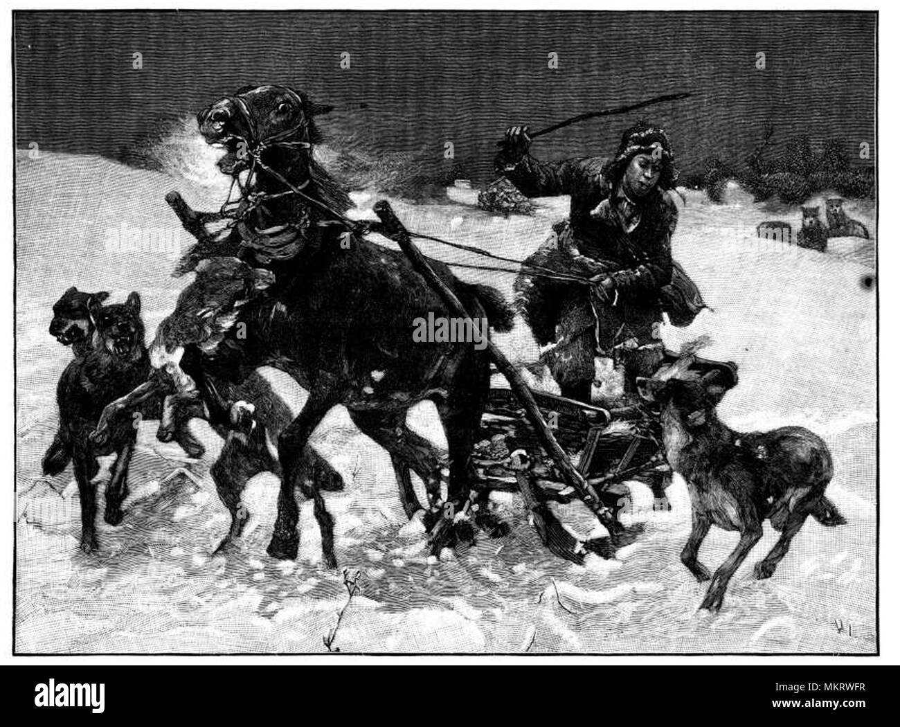 classic archival illustration from a antique american pulp magazine ...