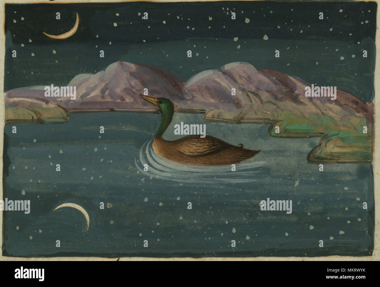 an antique middle eastern artwork Stock Photo - Alamy