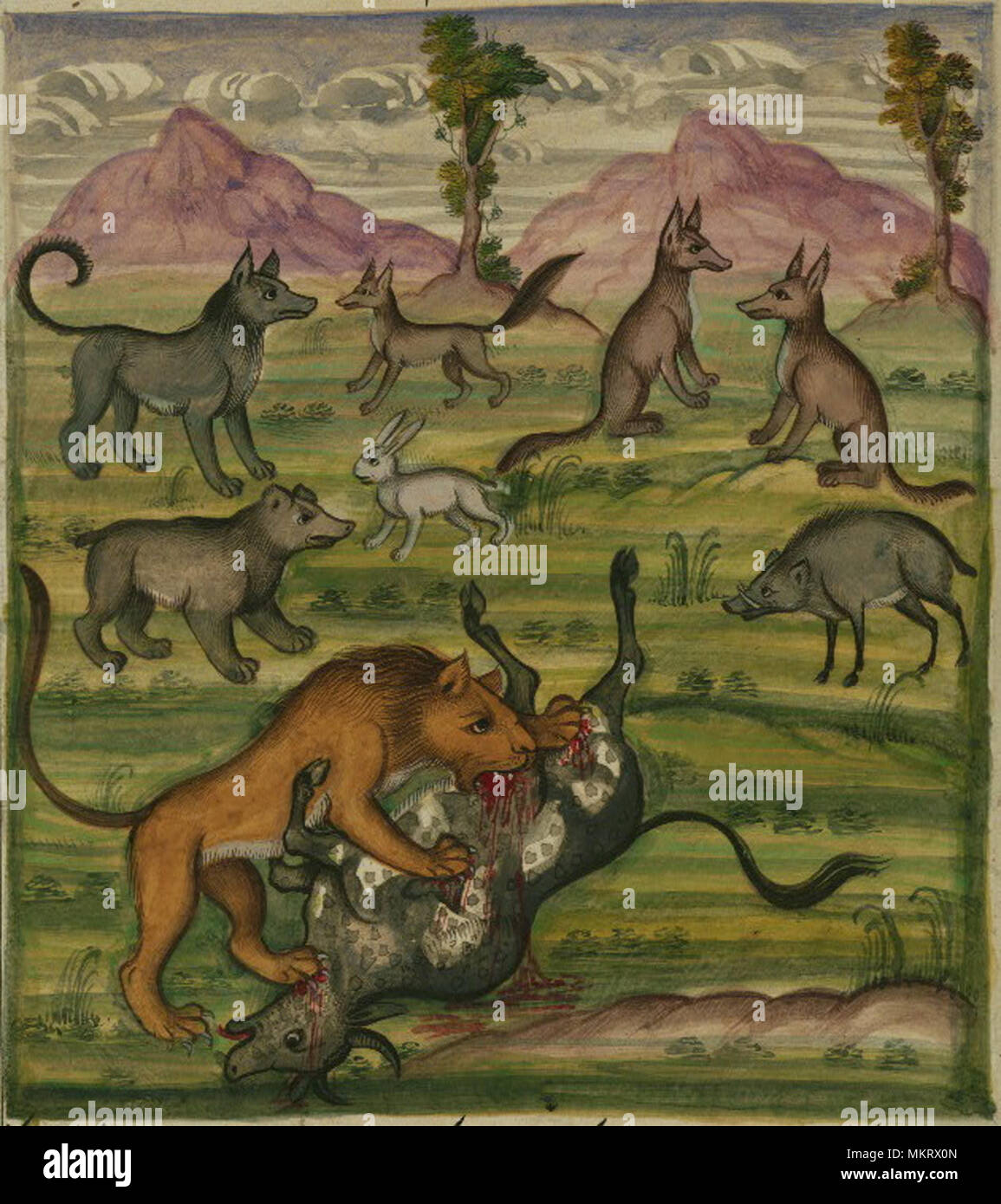 an antique middle eastern artwork Stock Photo - Alamy