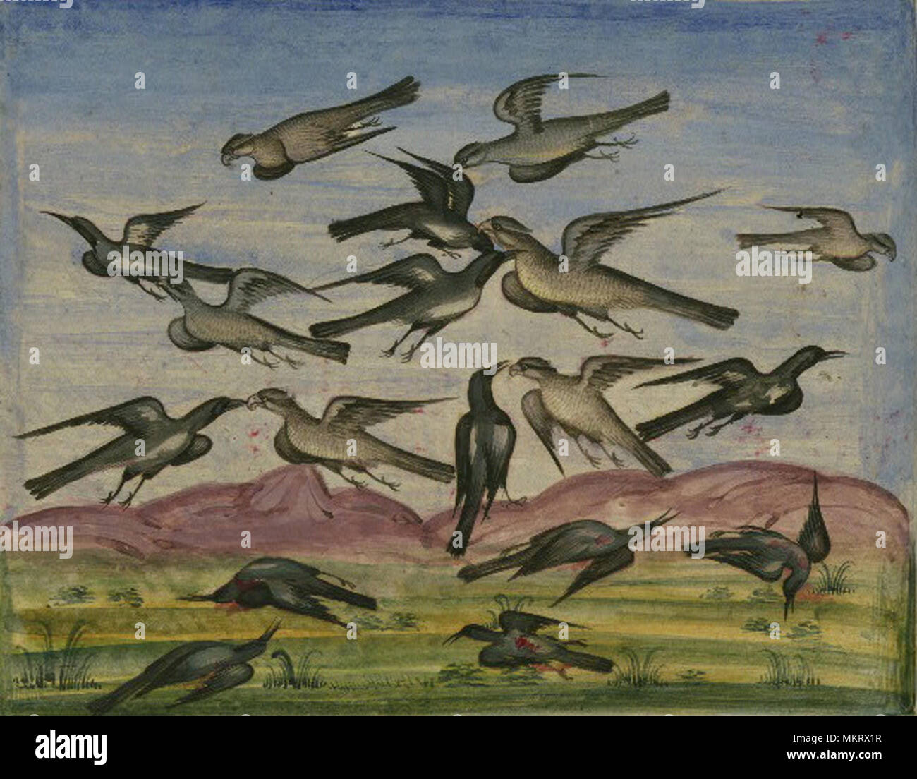 an antique middle eastern artwork Stock Photo - Alamy