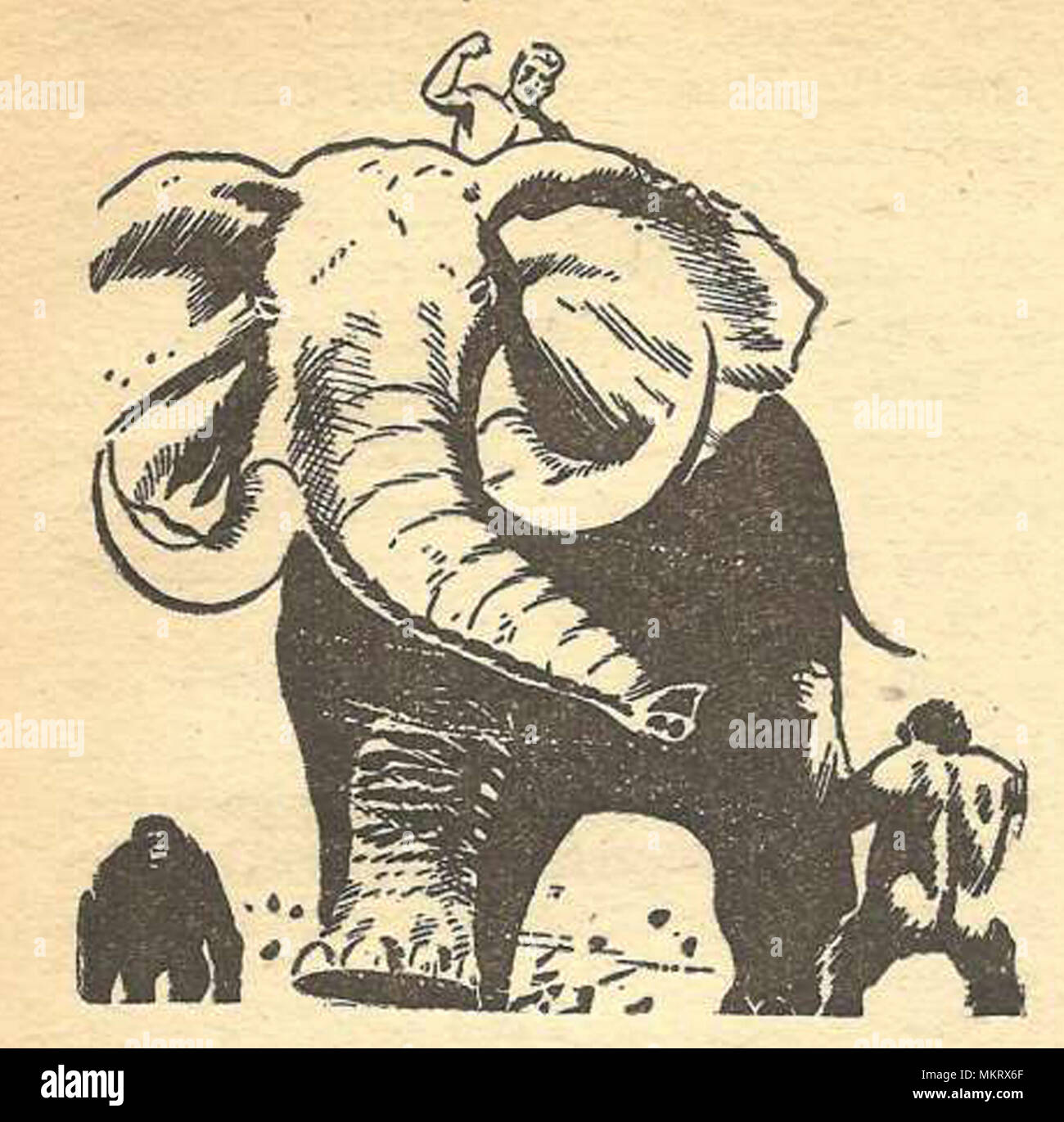 classic pulp fiction art featuring barbarians, animals, heroes and ...