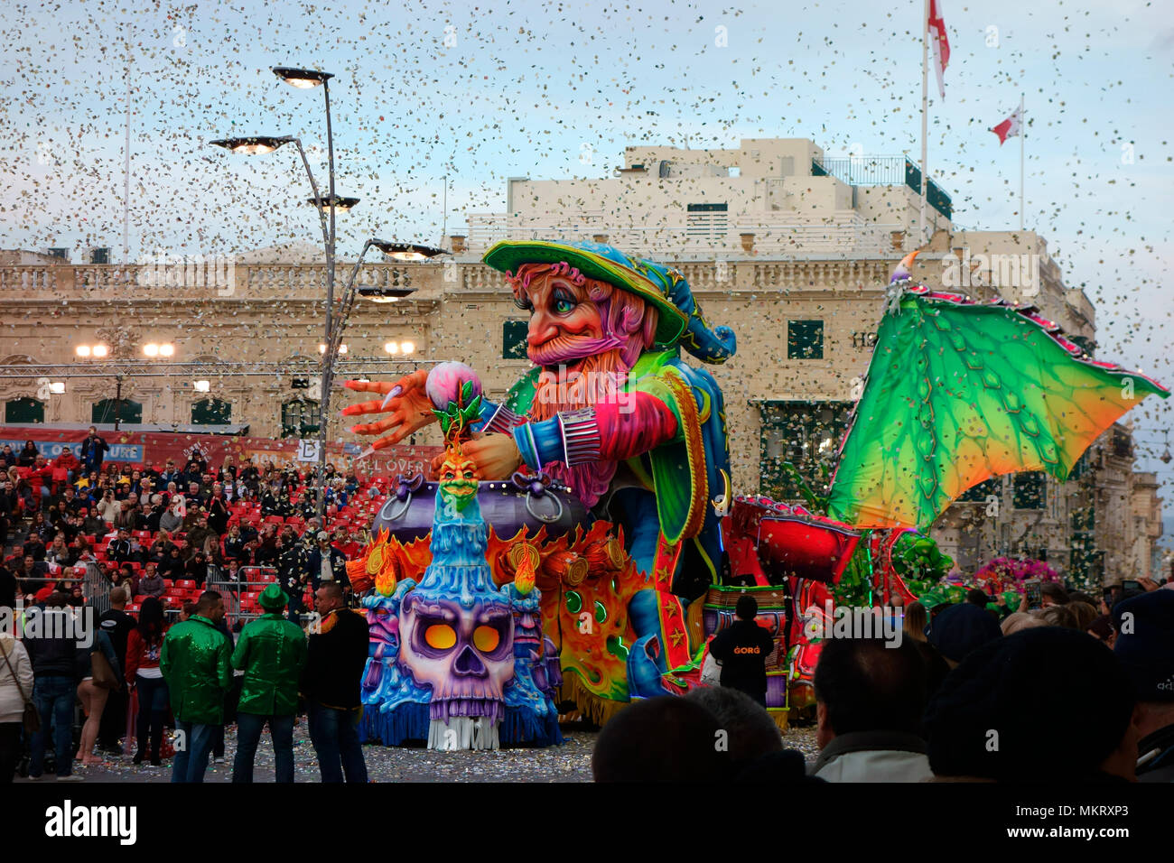 Carnival float valletta carnival malta hi-res stock photography and ...