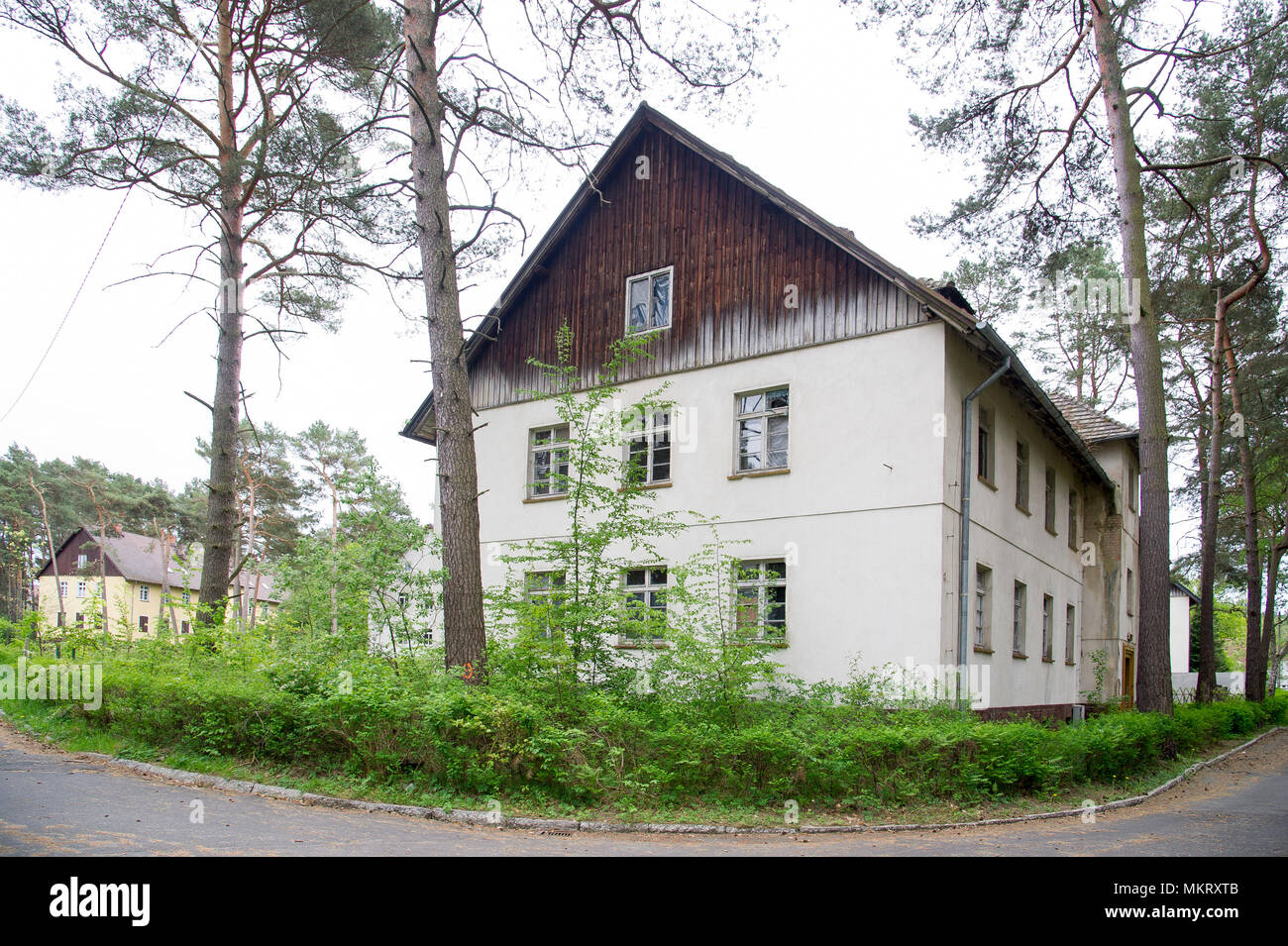 House in the former Nazi German military base, used from 1957 to 1993 ...