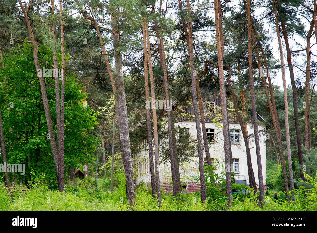 House in the former Nazi German military base, used from 1957 to 1993 ...
