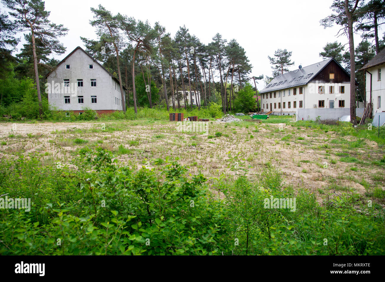 House in the former Nazi German military base, used from 1957 to 1993 ...