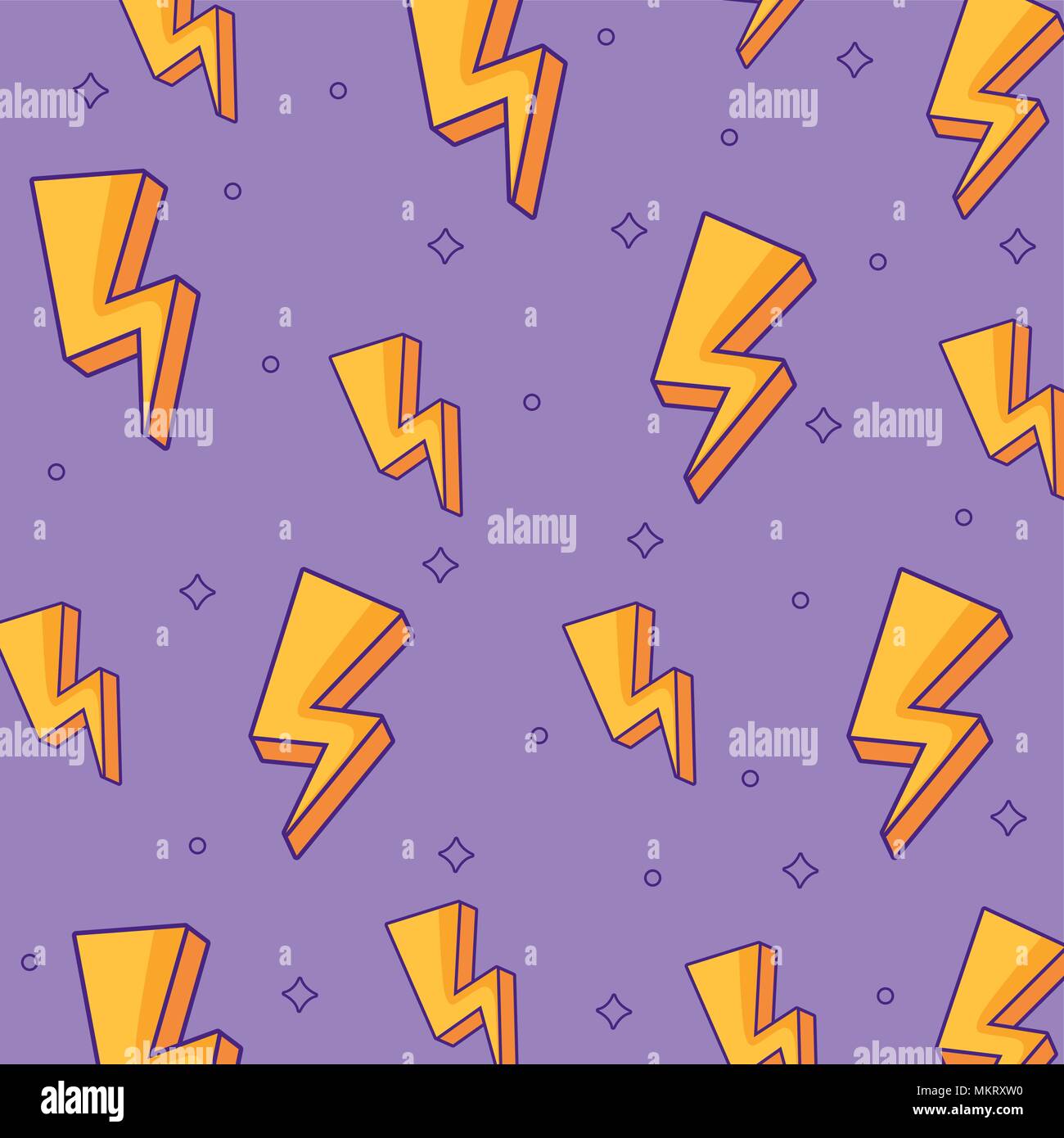 background with lightning pattern, colorful design. vector illustration ...