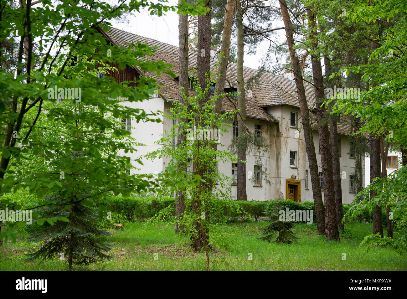 House in the former Nazi German military base, used from 1957 to 1993 ...