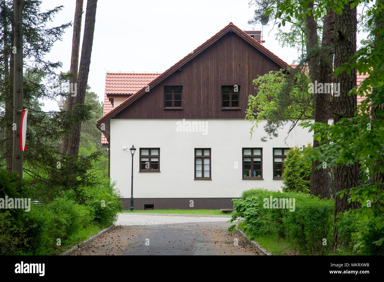 House in the former Nazi German military base, used from 1957 to 1993 ...