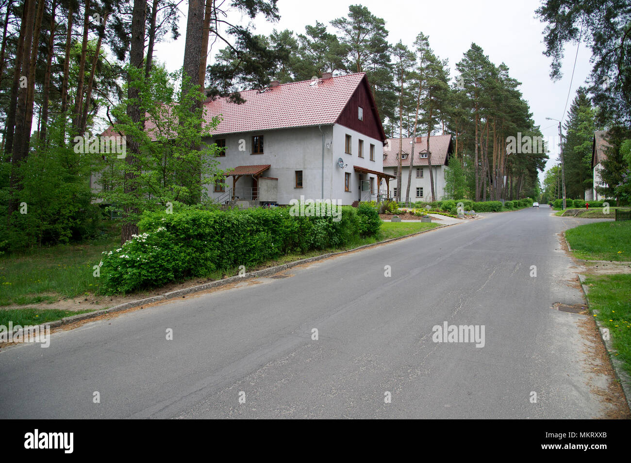 House in the former Nazi German military base, used from 1957 to 1993 ...