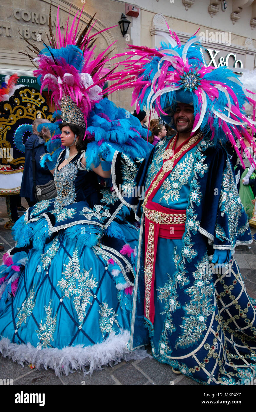 Carnival in Valletta, February 2018, Malta, Europe Stock Photo - Alamy
