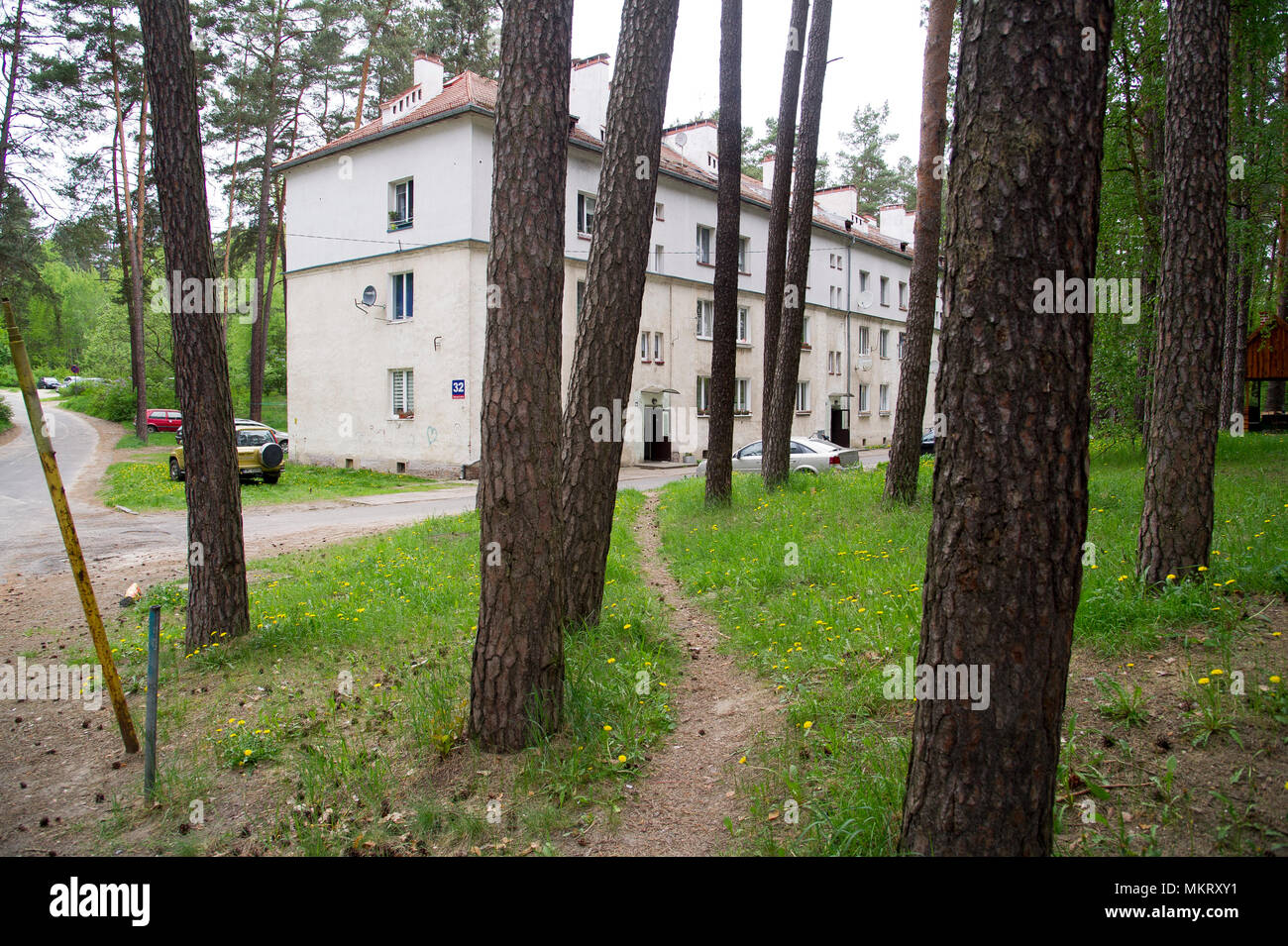 House in the former Nazi German military base, used from 1957 to 1993 ...