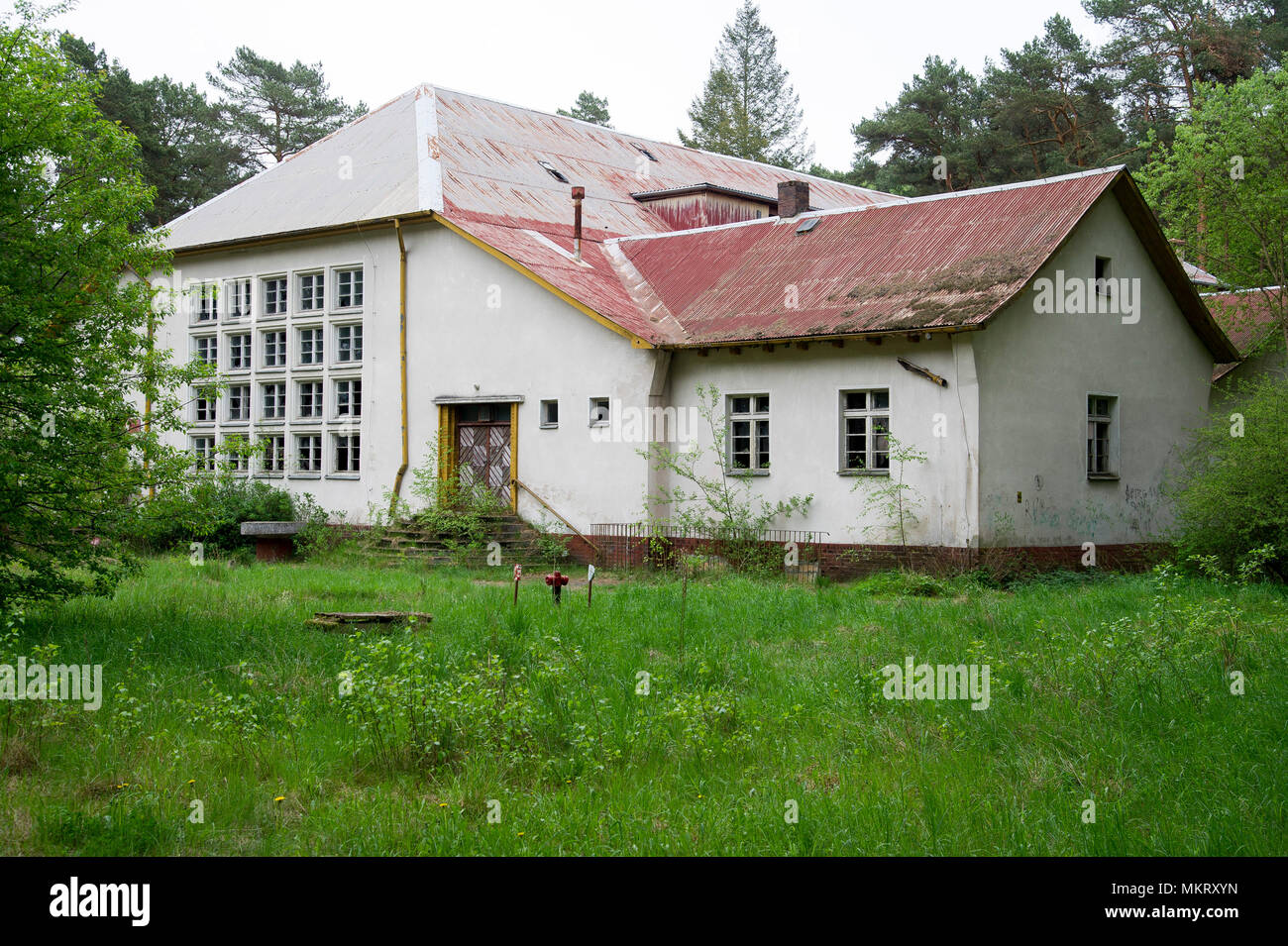 House in the former Nazi German military base, used from 1957 to 1993 ...