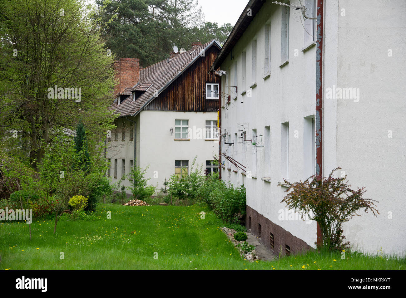 House in the former Nazi German military base, used from 1957 to 1993 ...