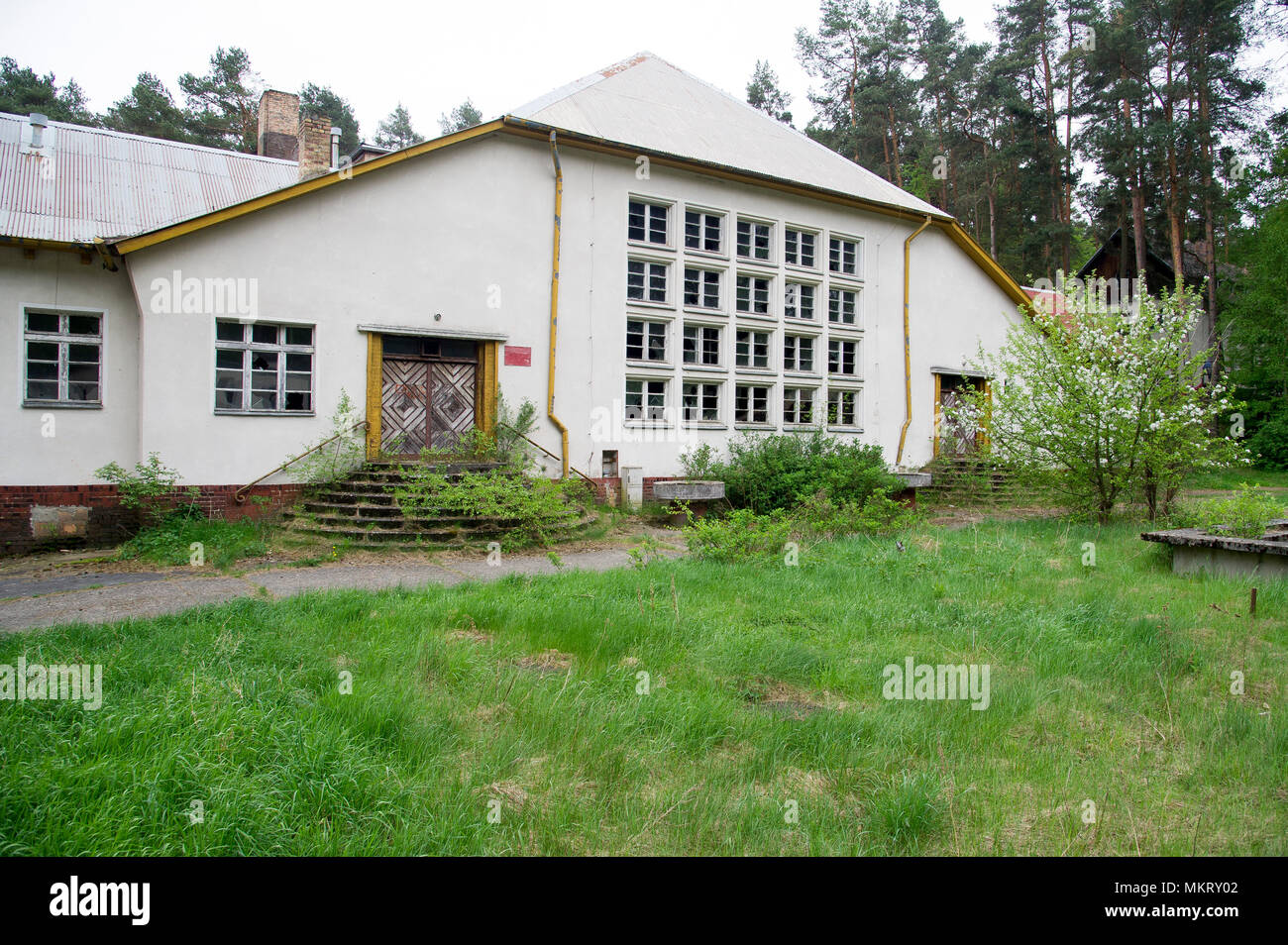 House in the former Nazi German military base, used from 1957 to 1993 ...