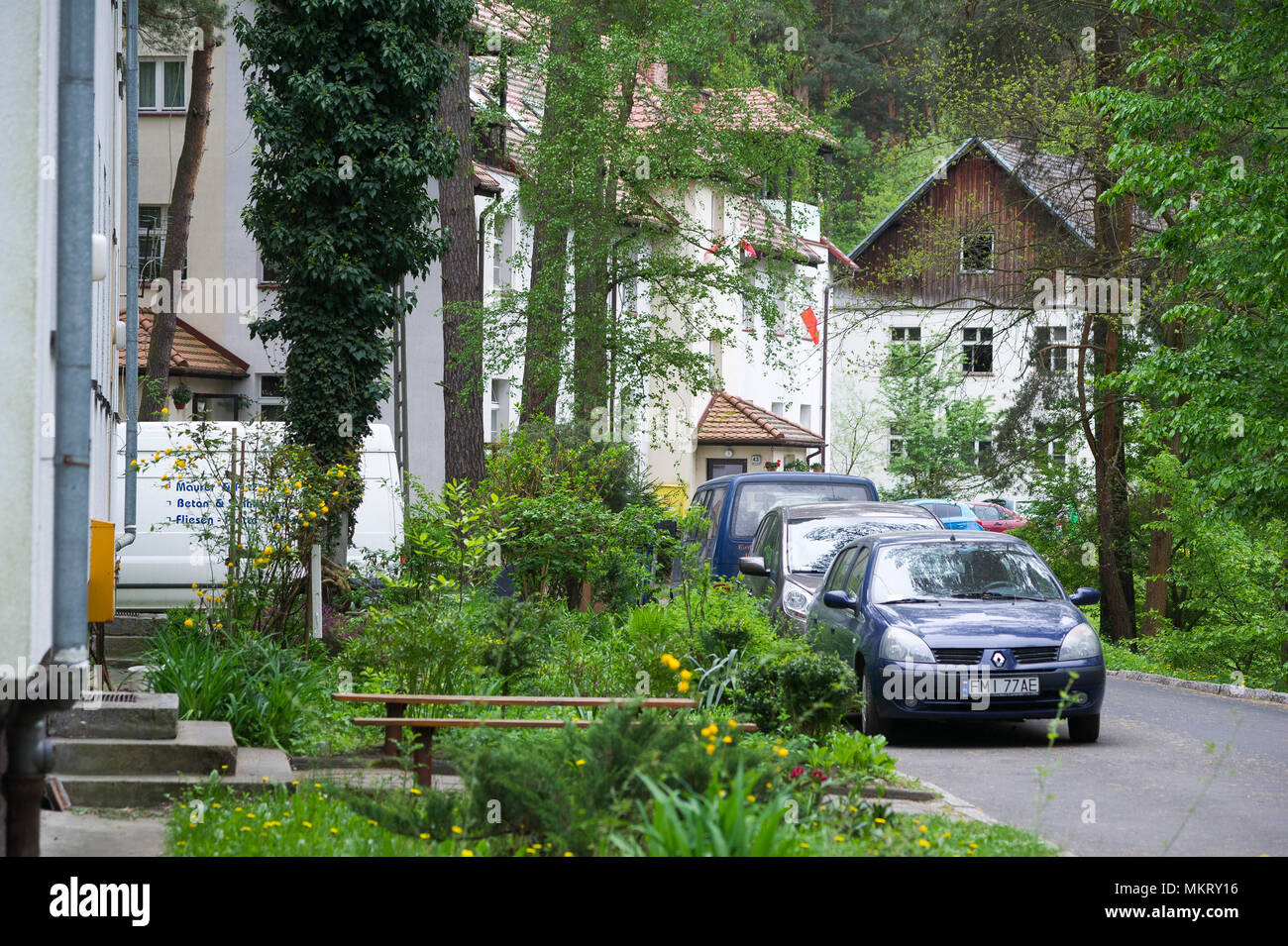 House in the former Nazi German military base, used from 1957 to 1993 ...