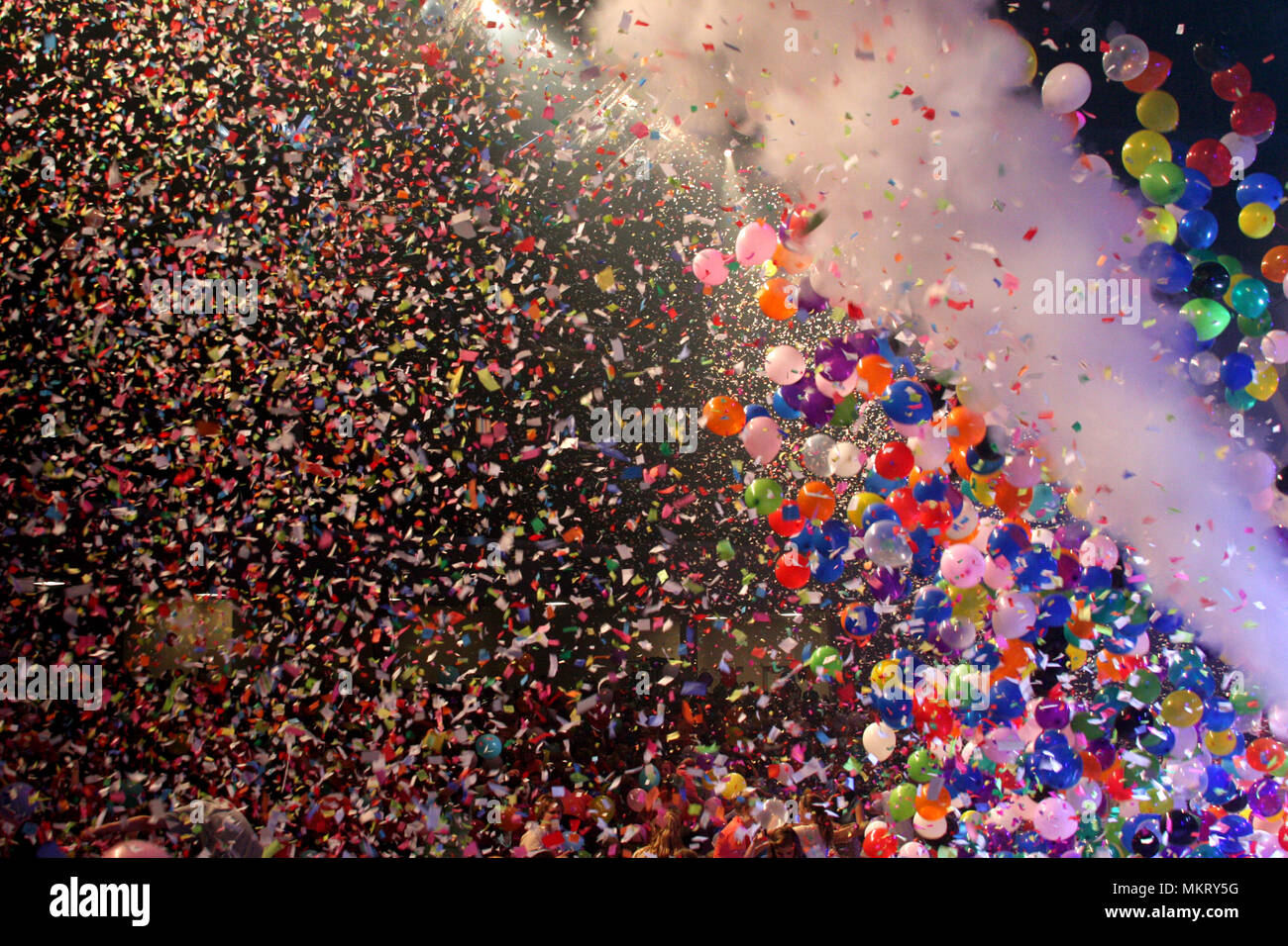 Celebration Balloons Confetti High Resolution Stock Photography and ...