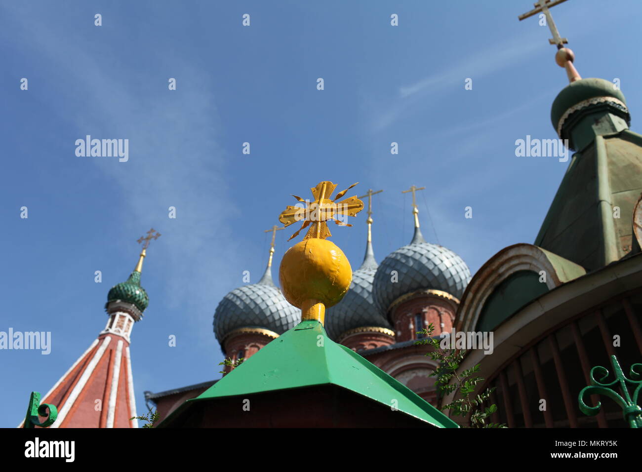 domes of Russian church abstract background Stock Photo - Alamy