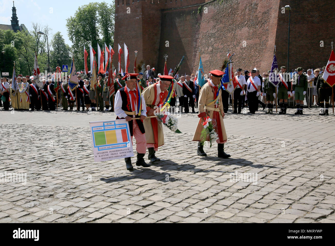 National Day, May 2nd, Krakow, Poland Stock Photo - Alamy