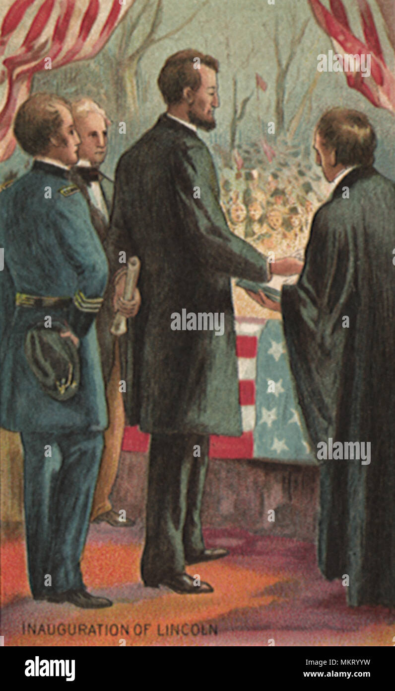 Lincoln inauguration 1865 hi-res stock photography and images - Alamy