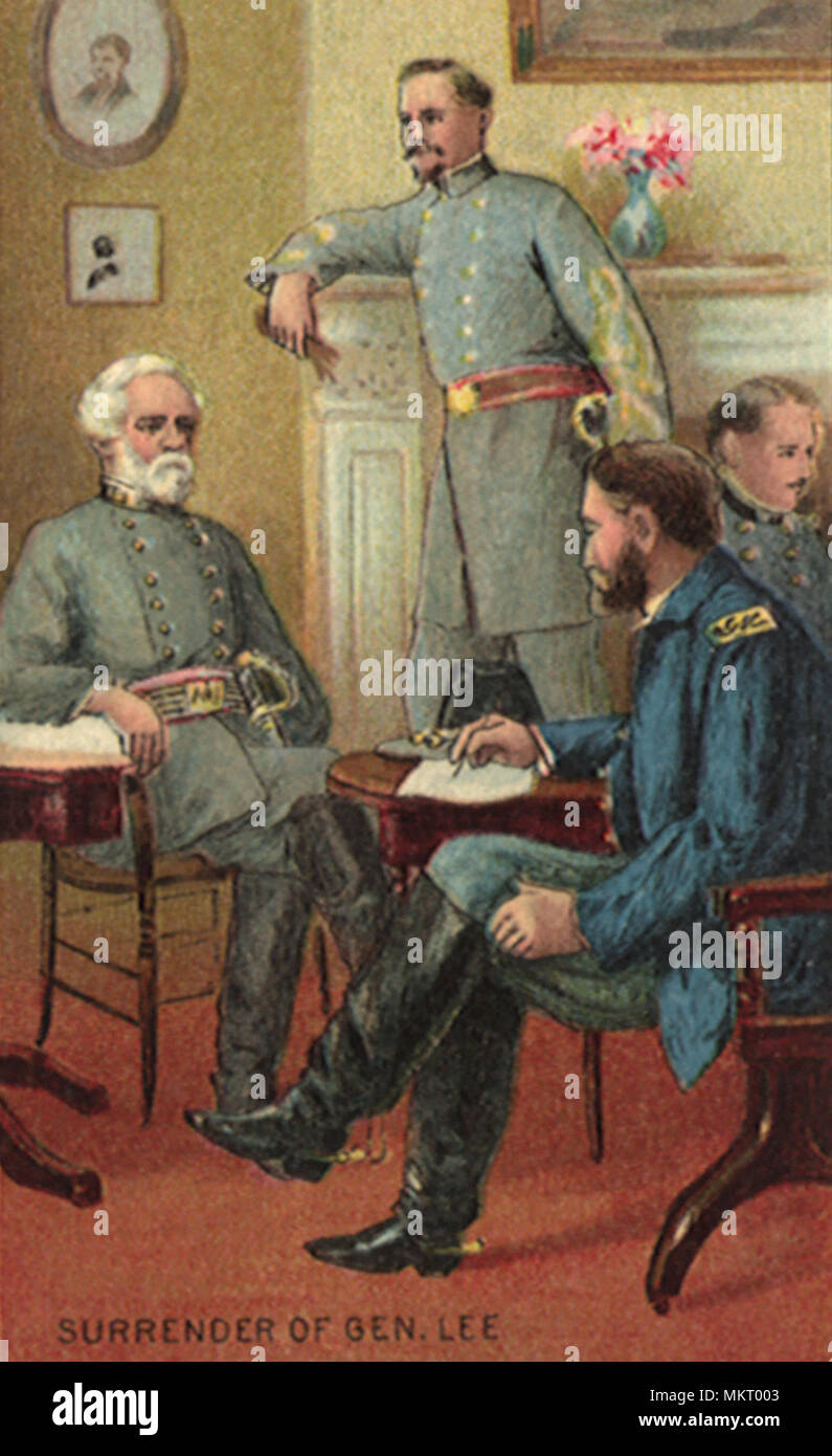 Lee surrender hi-res stock photography and images - Alamy