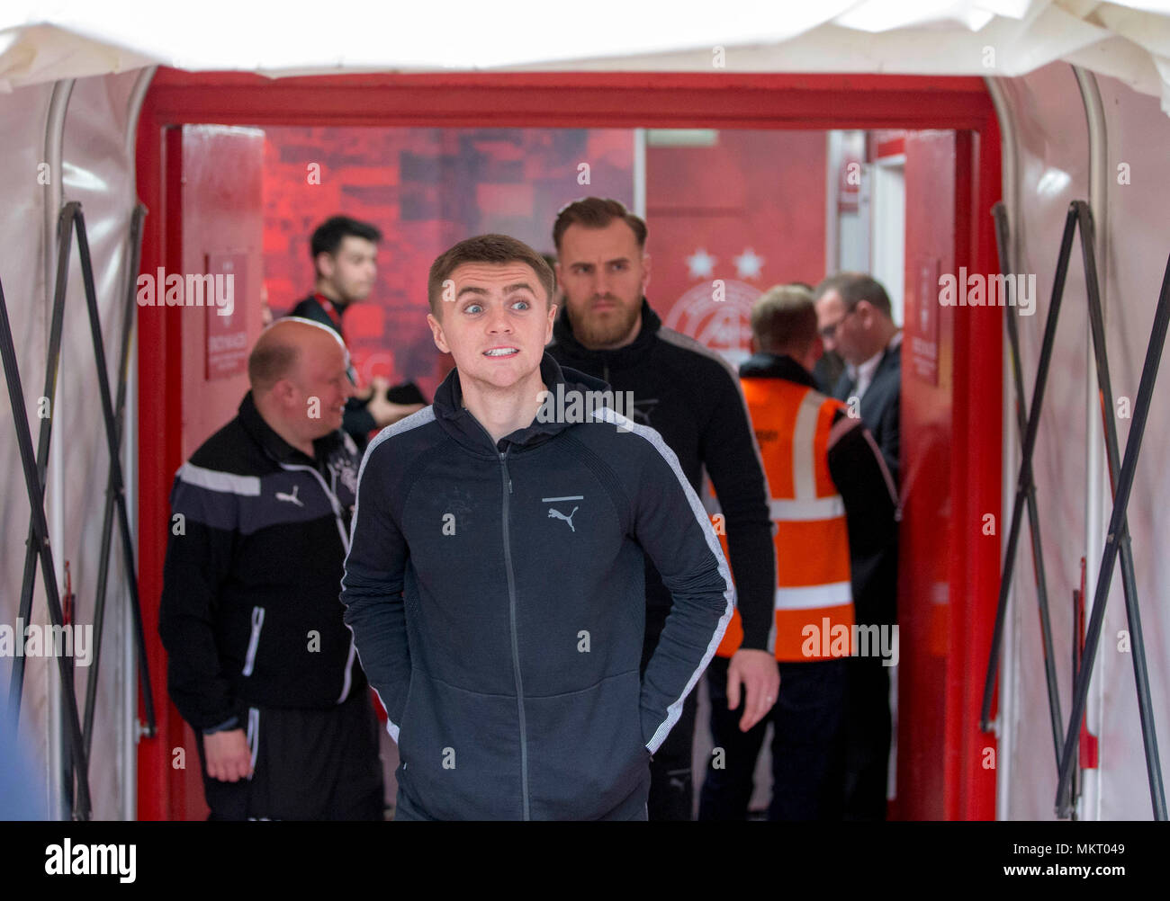 Rangers Jordan Rossiter arrives for the Ladbrokes Scottish Premiership ...