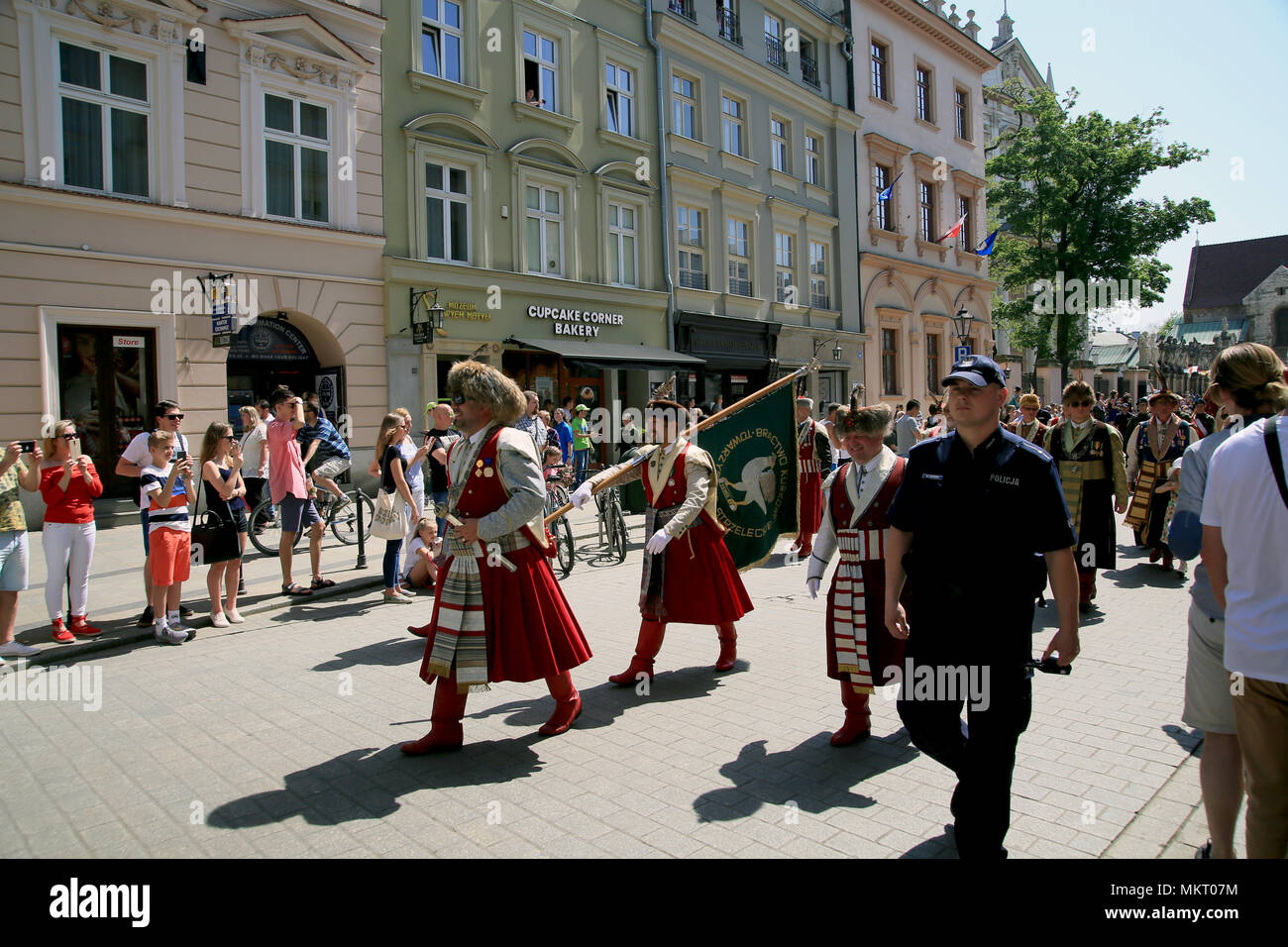 National Day, May 2nd, Krakow, Poland Stock Photo - Alamy