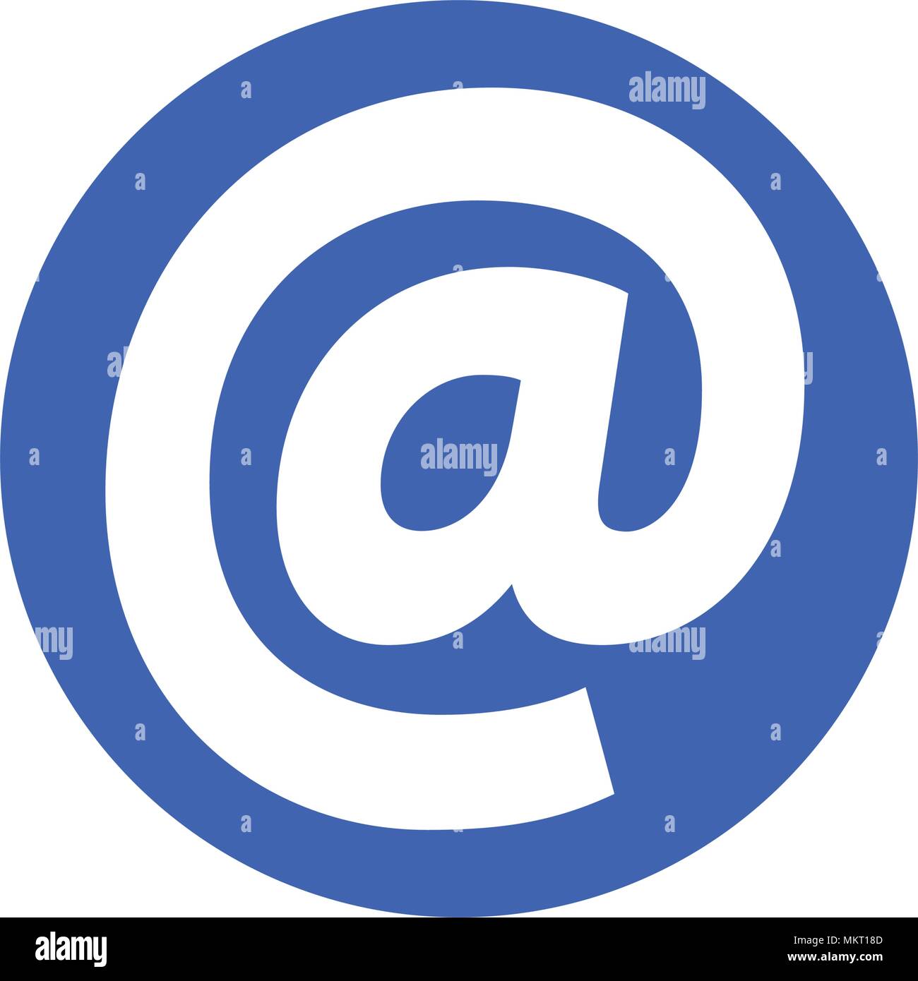Email address icon, isolated on white background Stock Vector Image ...
